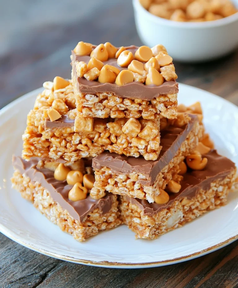 Chex Scotcheroo Stack