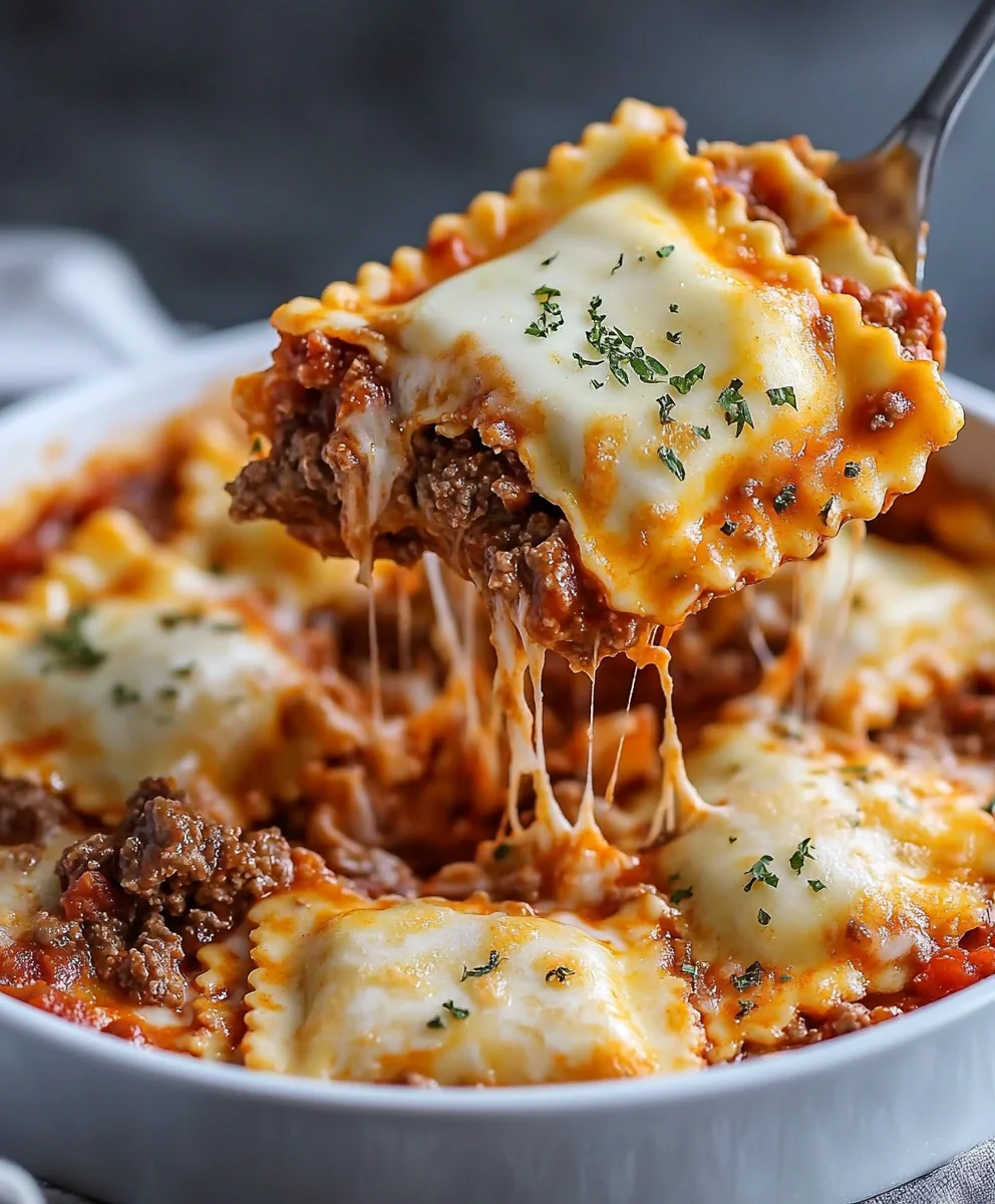 Million Dollar Ravioli Casserole