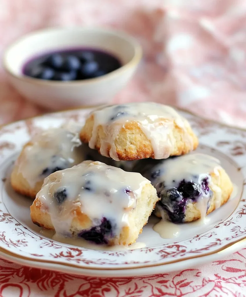 Sweet Blueberry Biscuits