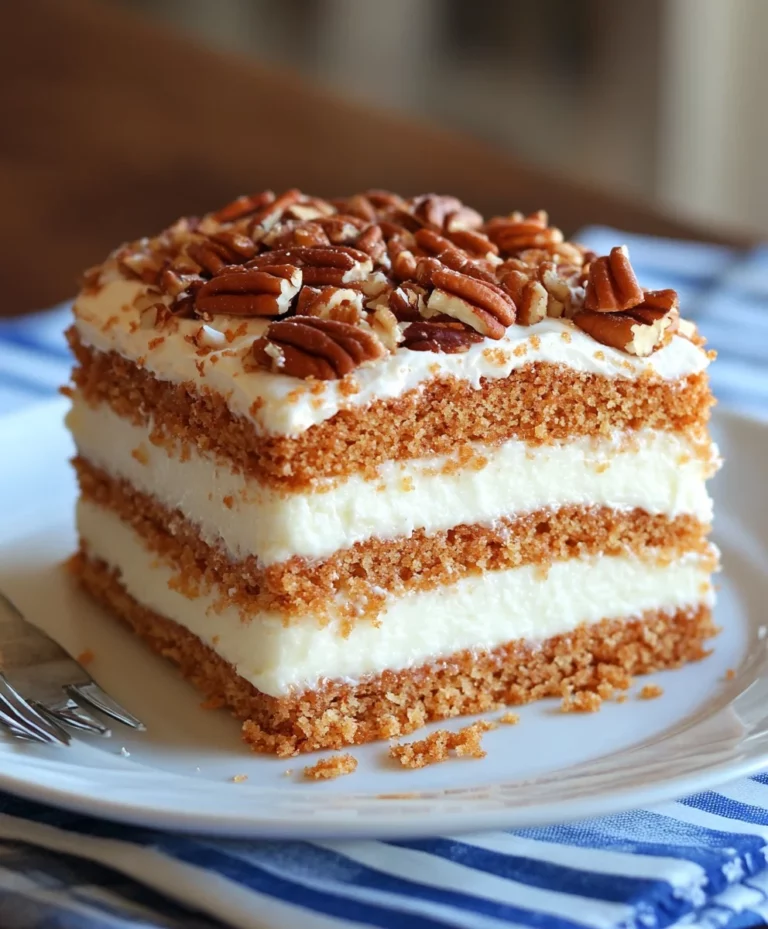 Delicious Vanilla Wafer Cake
